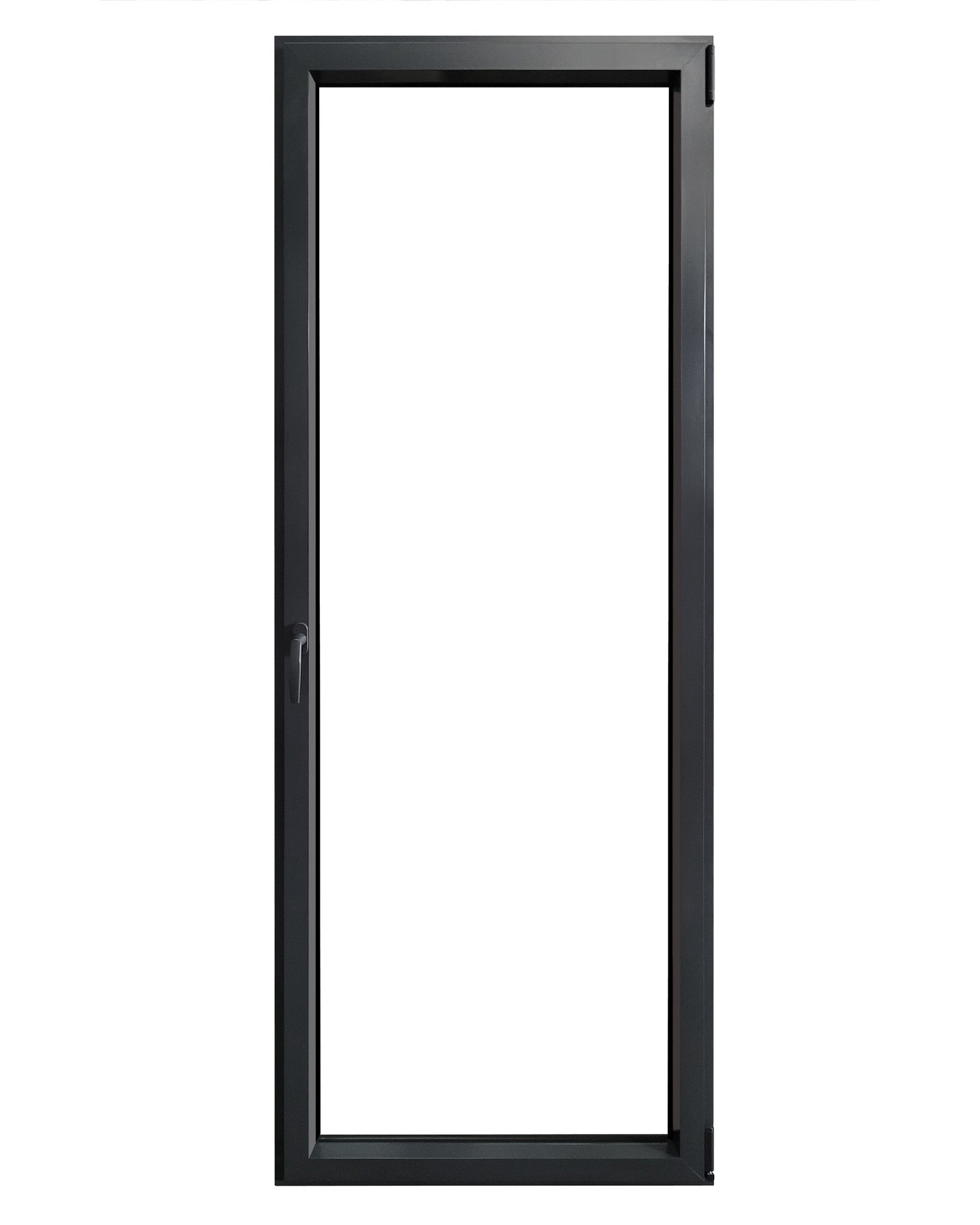 Porte-fenêtre aluminium H.120 x l.215 cm ouvrant à la française 1 ...