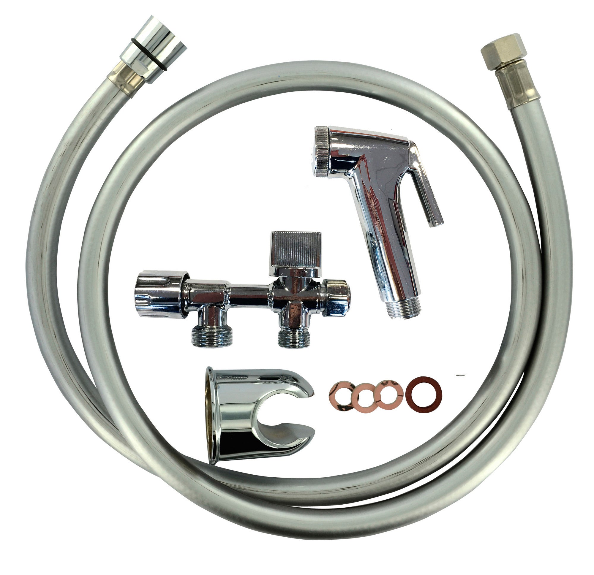 Kit douchettes WC et raccordement Bricoman