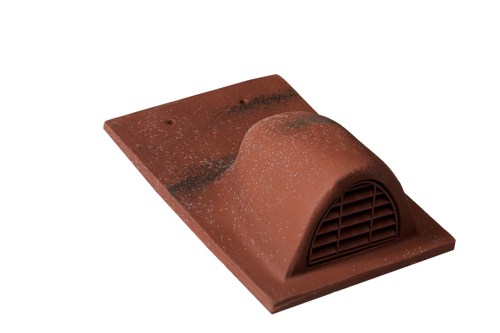 Tuile Plate de Pays terre cuite rouge vieilli - MONIER Bricoman