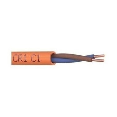 Cable électrique anti feu CR1 / C1 2 x 1.5 mm² au mètre Bricoman