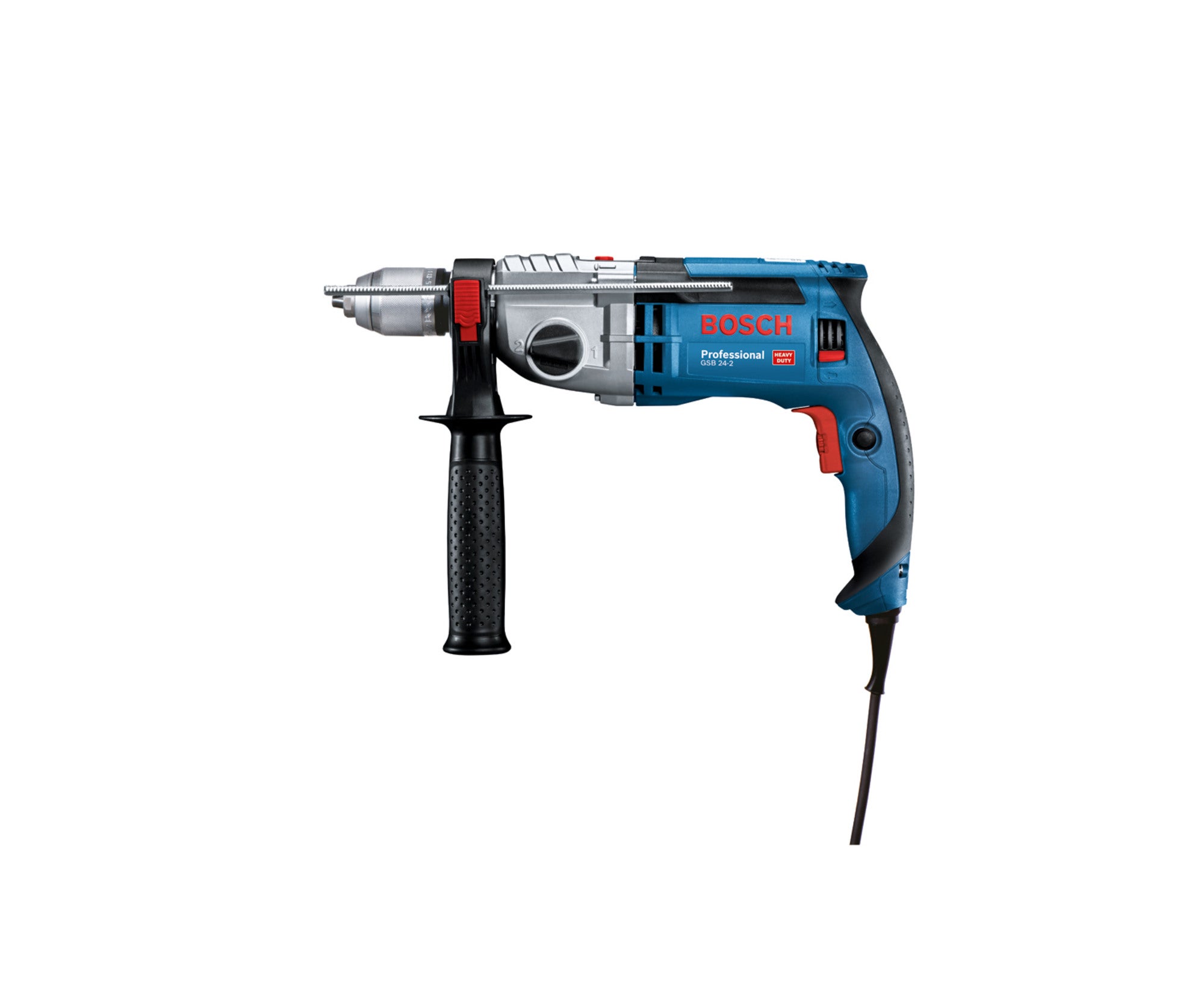 Perceuse à percussion filaire 1100 W - BOSCH PROFESSIONAL - GSB 24-2 ...