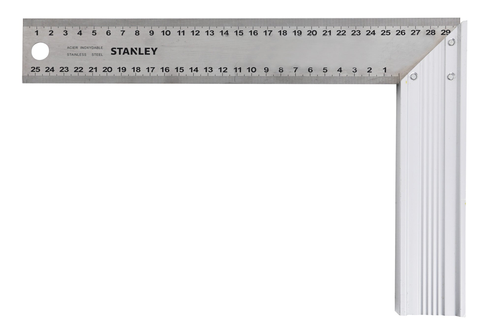 Equerre de menuisier aluminium Long.300 mm - STANLEY Bricoman