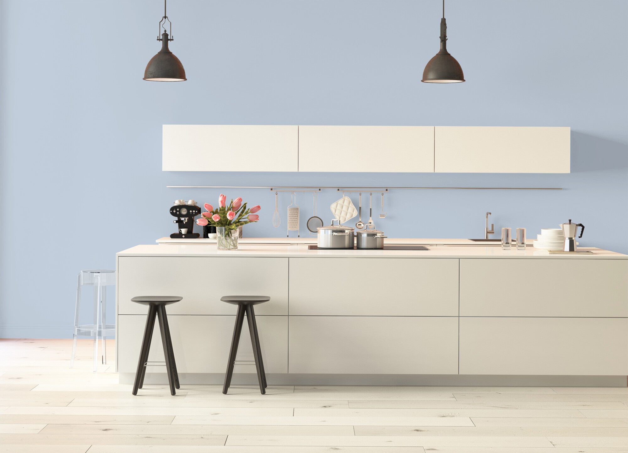 Peinture intérieure multi-supports acrylique satin teintéé en machine ...