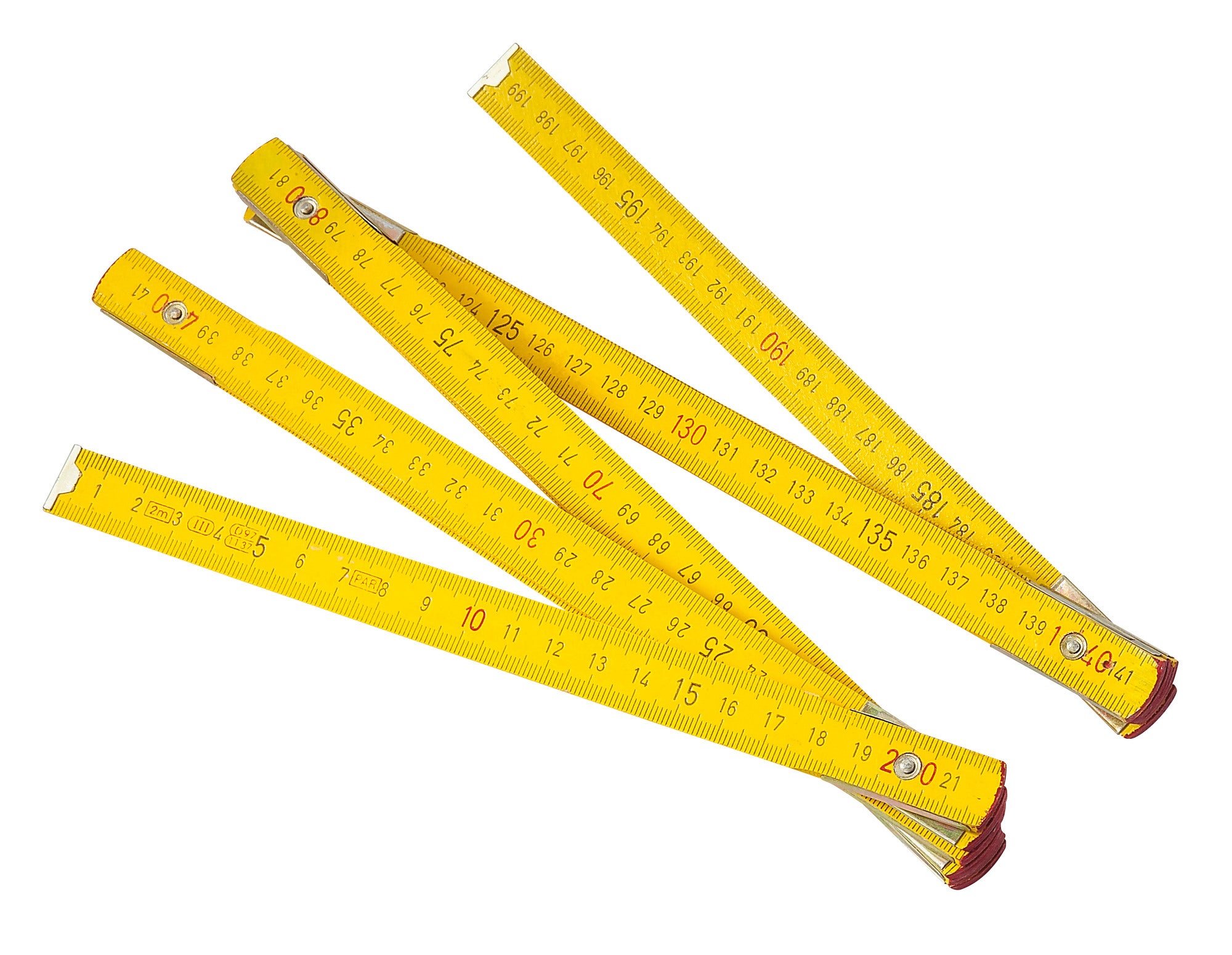 Double mètre pliant Long.2 m - FISCHER DAREX Bricoman