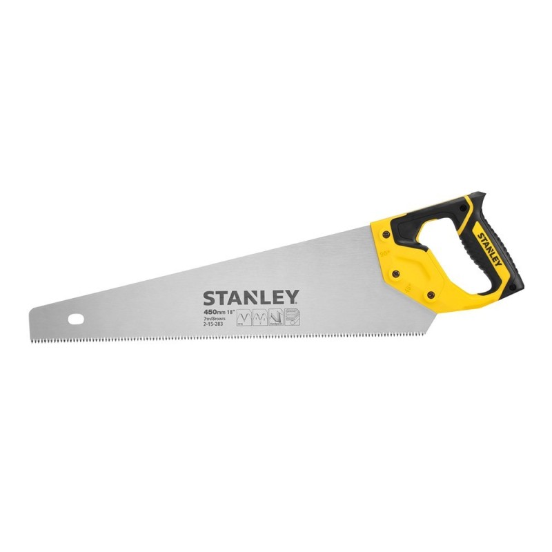 Scie égoïne débit moyen 'JetCut' 450mm - STANLEY - 2-15-283 Bricoman Scie égoïne débit moyen 'JetCut' 450mm - STANLEY - 2-15-283 Bricoman