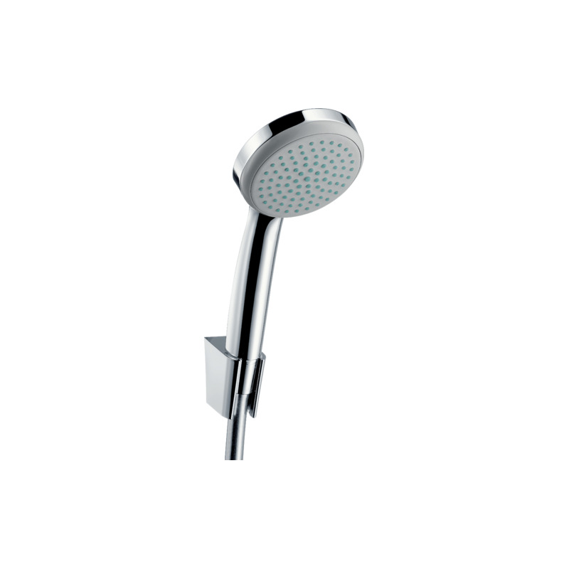 Ensemble Support Mural Et Douchette 1jet Avec Flexible De Douche 160 Cm