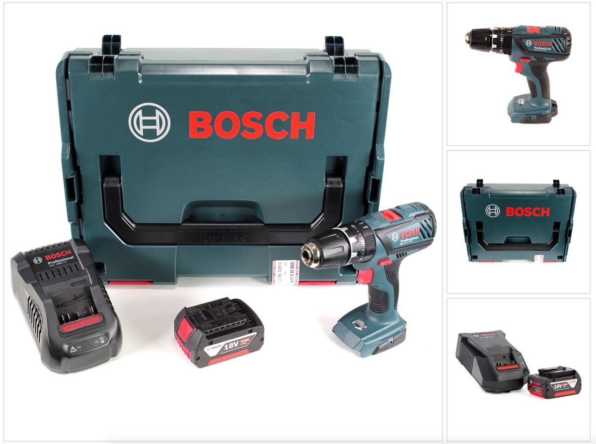 Bosch Gsb 18 2 Li Plus Professional 18 V Perceuse Visseuse à Percussion
