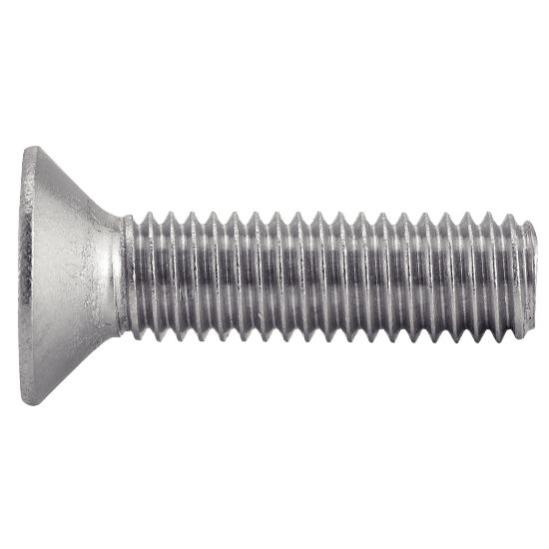 Vis à métaux tête fraisée 6 pans creux inox A2 ISO 10642 DIN 7991 5X10 ...