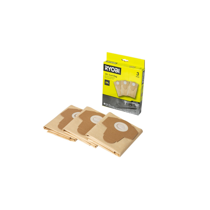 Pack Ryobi Aspirateur Eau Et Poussière Rvc 1430ppt G 1400w 30l 3